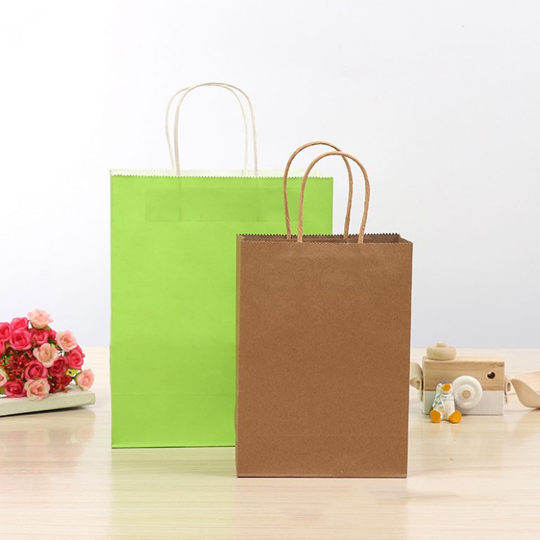 Color multi-size kraft paper bag | Paper Bag Manufacturers