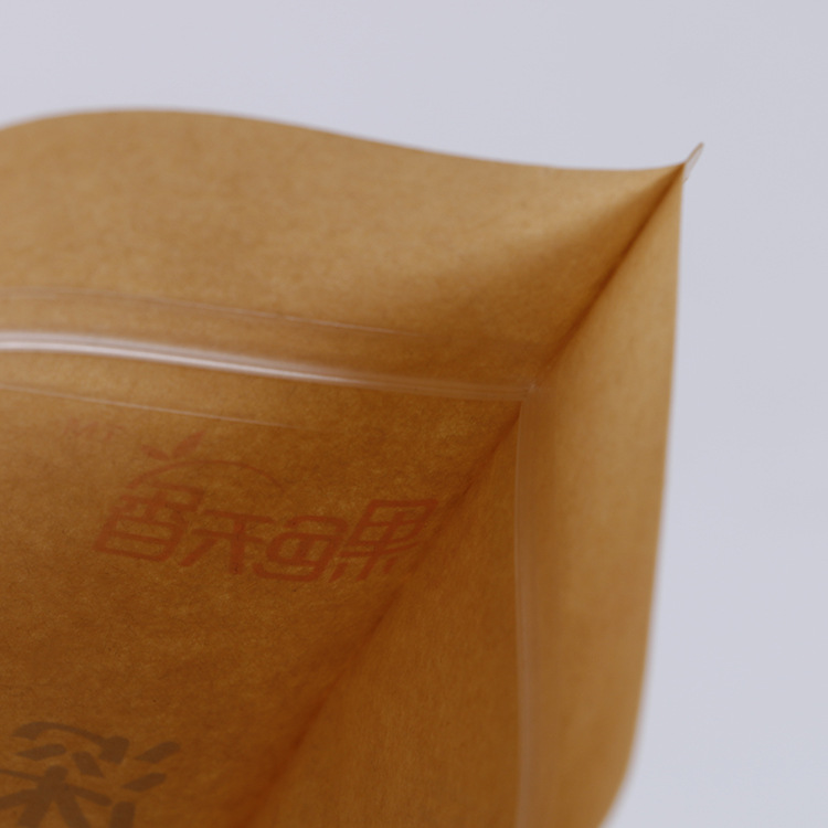 Custom kraft paper snack paper pouch