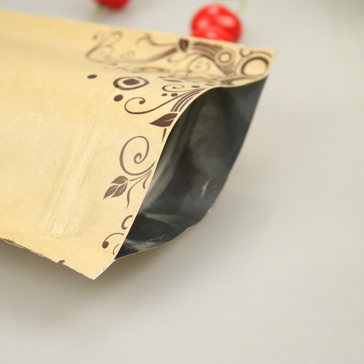 Printed kraft paper ziplock bag | Paper Bag Manufacturers