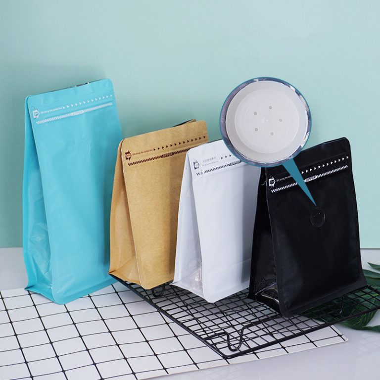 Eight sides easy to tear ziplock paper bag