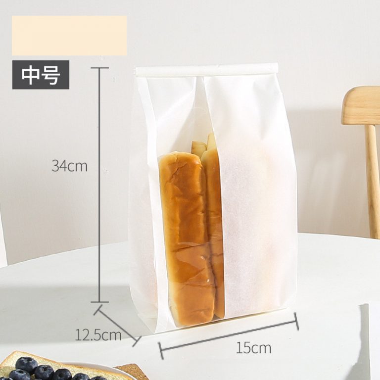 Wire crimping and sealing window paper bag | Paper Bag Manufacturers